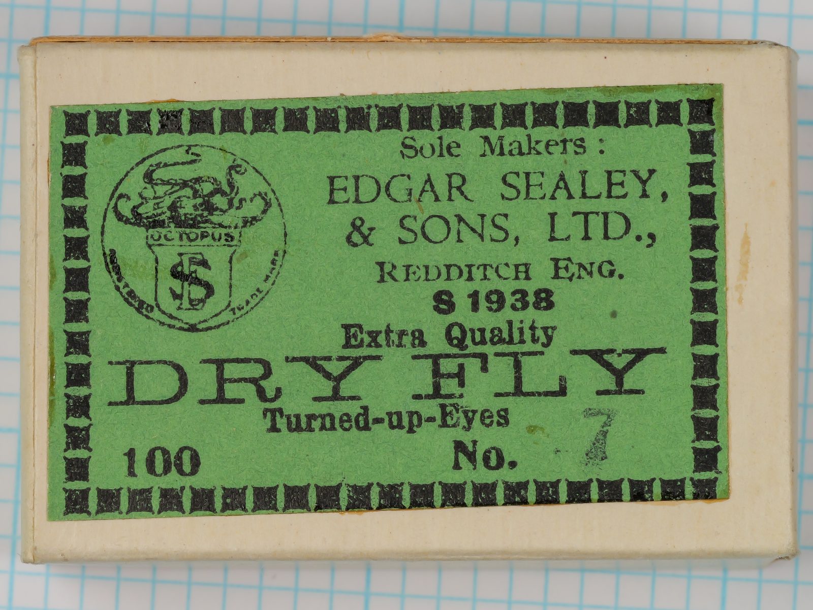 Edgar Sealey S1938 — Redditch Dry Fly Hook | garrenwood.com